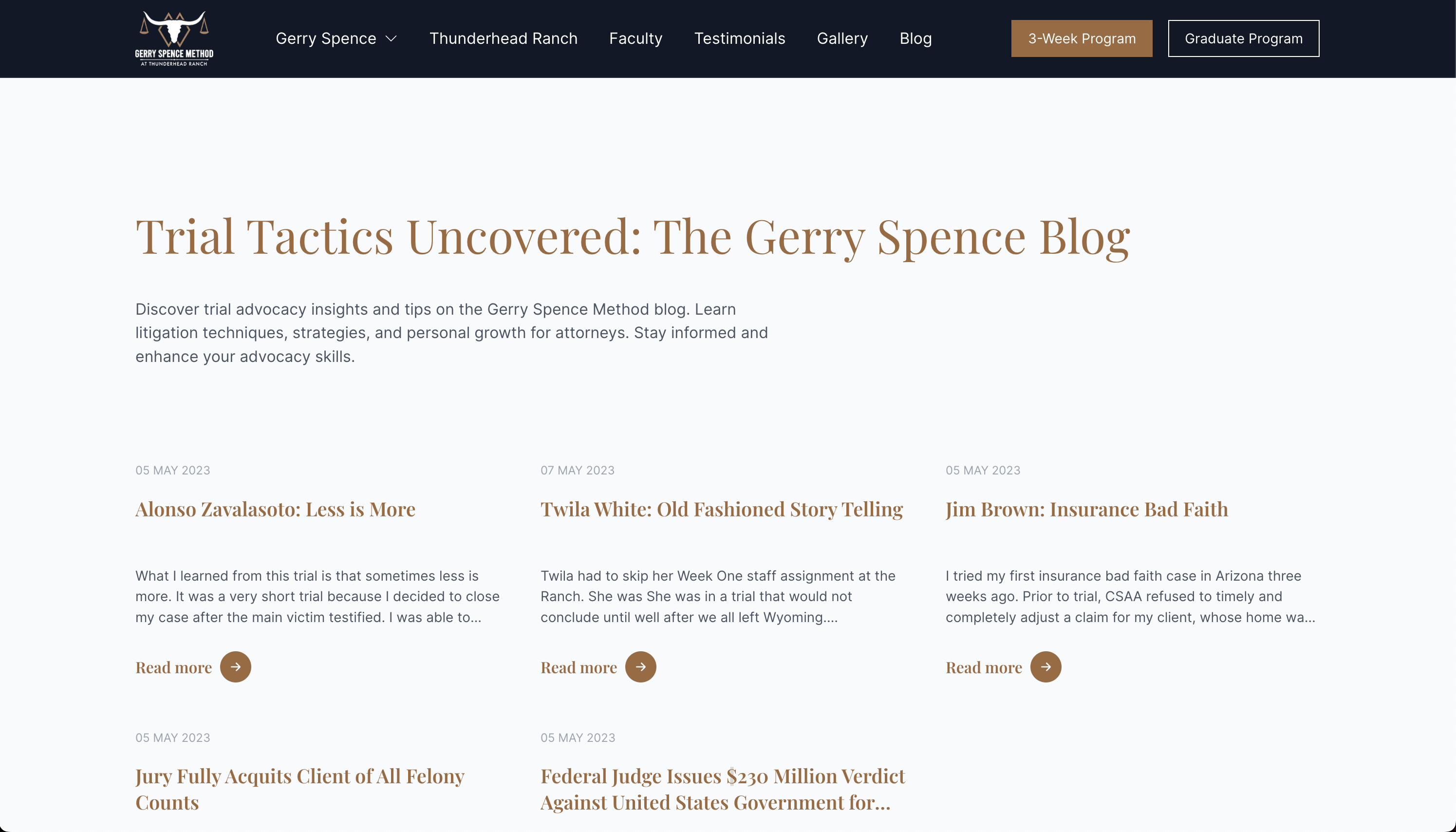 Blog - Twila White: Old Fashioned Story Telling | Gerry Spence Method